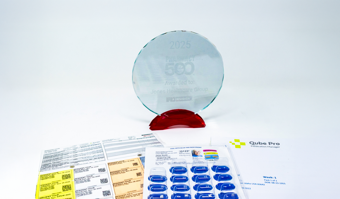 Jones Named to Pharmacy500 for Adherence Packaging Excellence